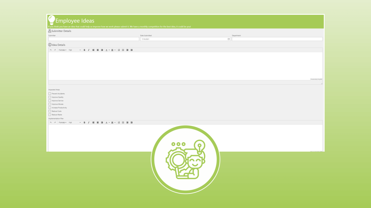 Employee Ideas - Sintel Apps